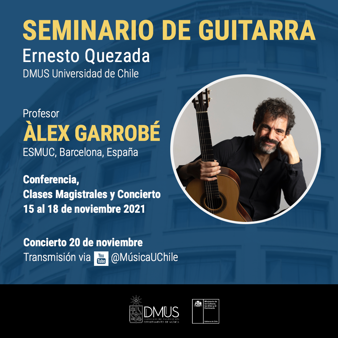 Connotado Guitarrista español participará en Seminario de Guitarra Ernesto Quezada | Cool Music ...