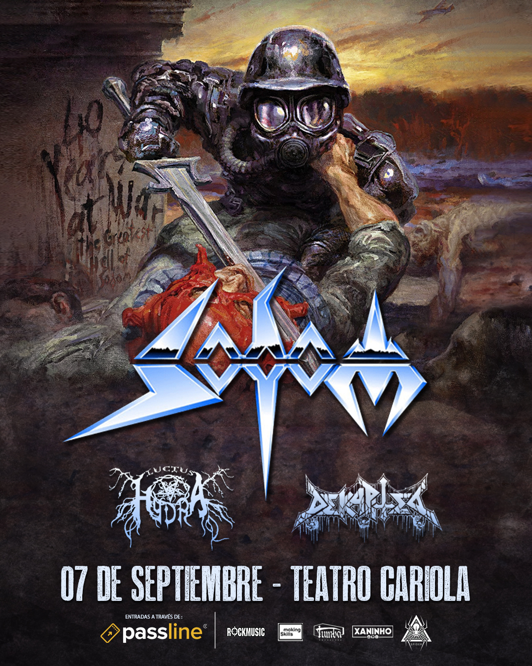 Sodom regresa a Chile luego de 10 largos años | Cool Music Chile