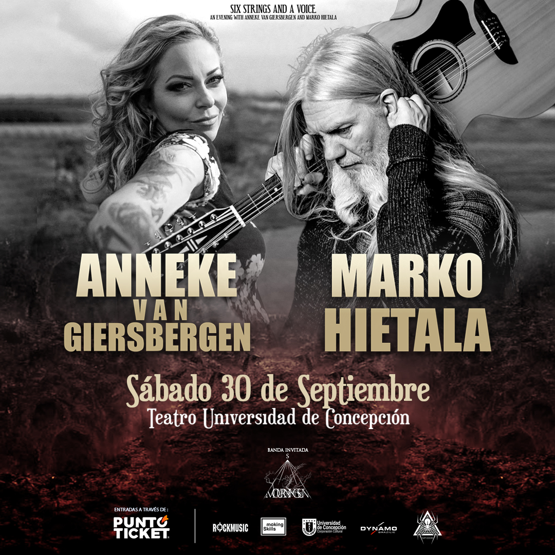 Anneke van Giersbergen y Marko Hietala en Concepción | Cool Music Chile