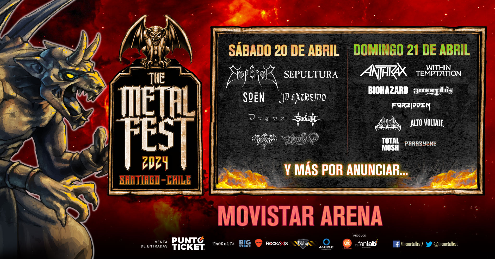 The Metal Fest ya tiene definido el cartel para sus dos jornadas | Cool ...