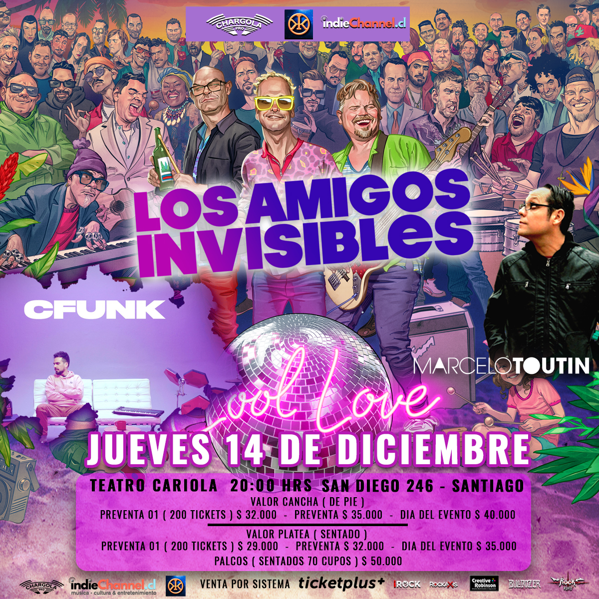 C- Funk se suma a show de Los Amigos Invisibles en Chile | Cool Music Chile