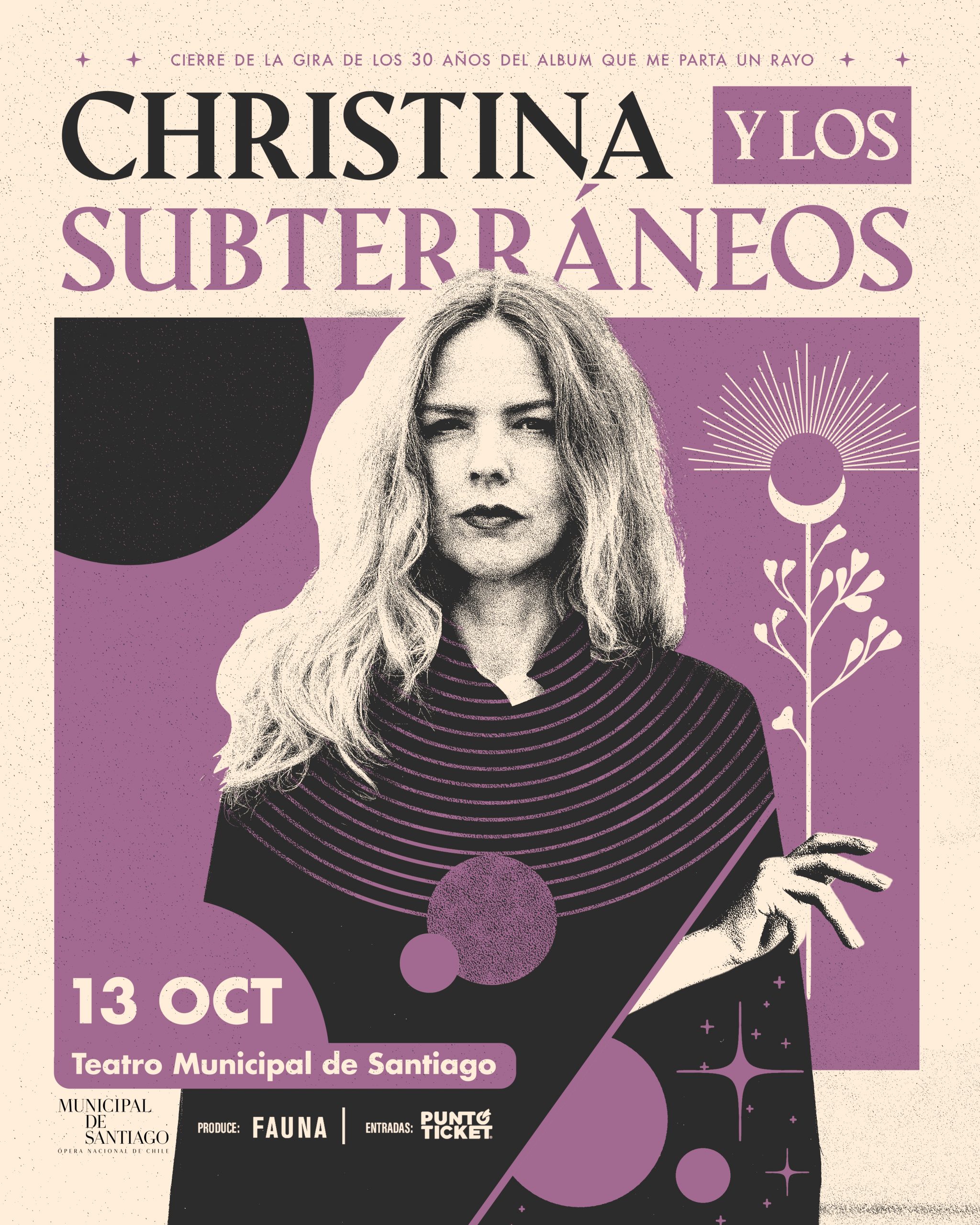 Christina y Los Subterráneos cierran gira de los 30 años de “Que me ...